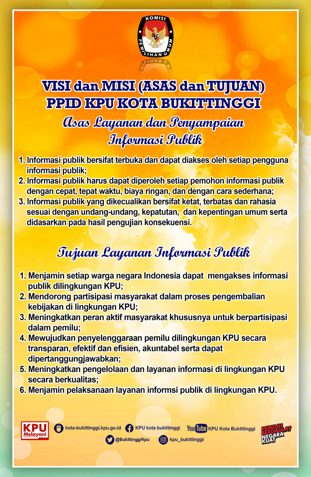 E-PPID - Visi dan Misi